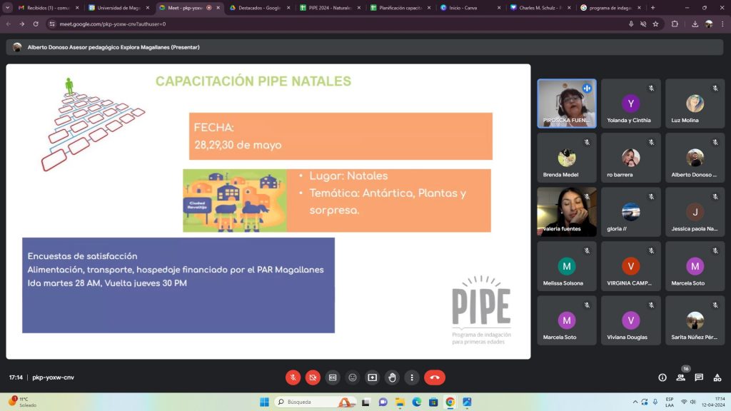 PAR Explora Magallanes sostuvo primeras reuniones con seleccionadas (os) de los Instrumentos de ...